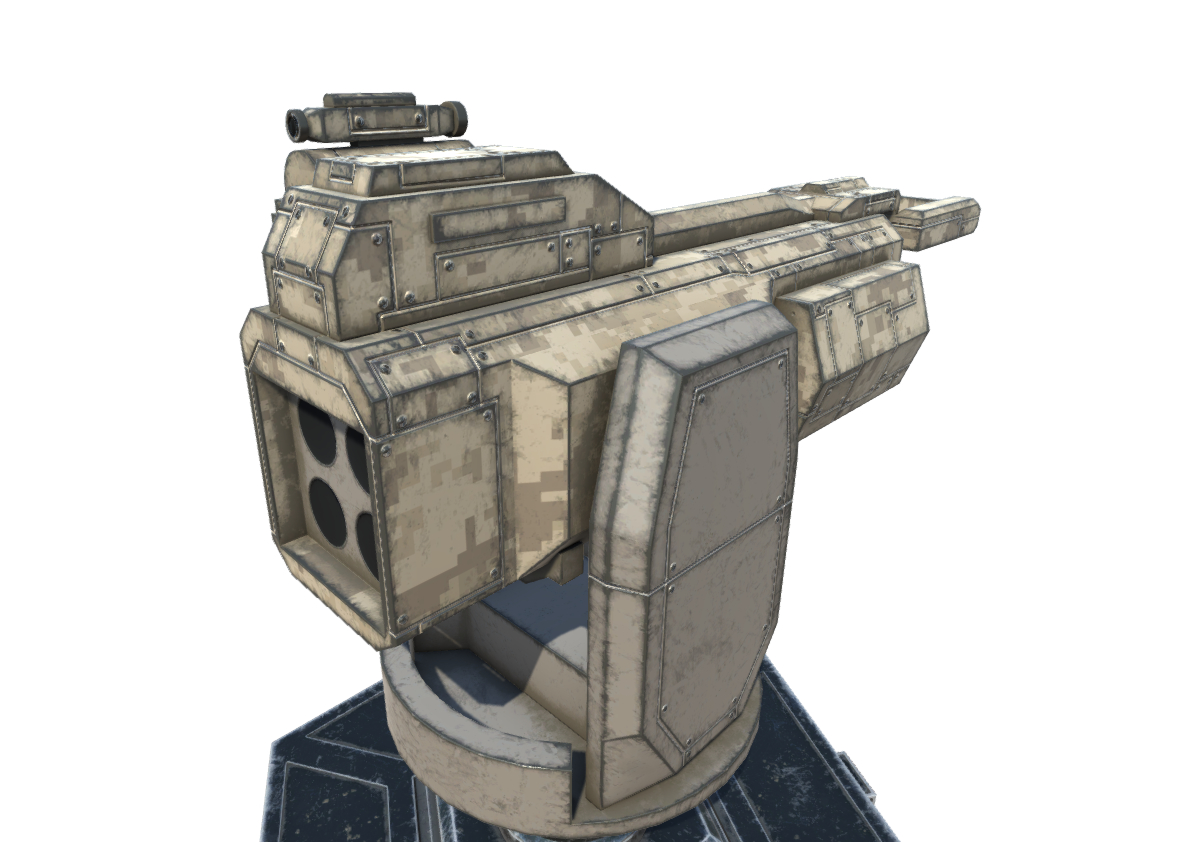 3D modern unmanned turrets model - TurboSquid 1445326
