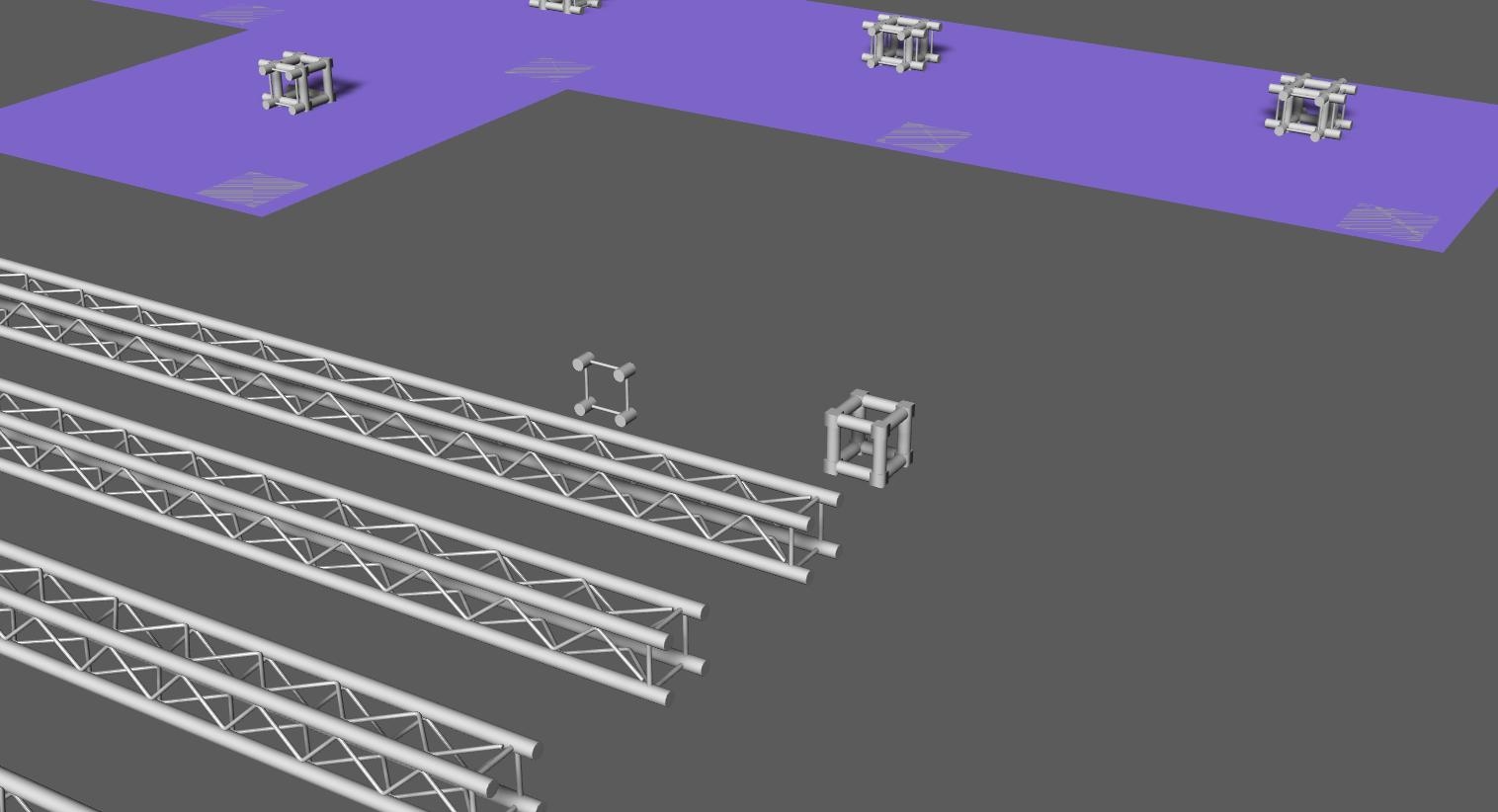 Prolyte square trusses e15v 3D model - TurboSquid 1445395