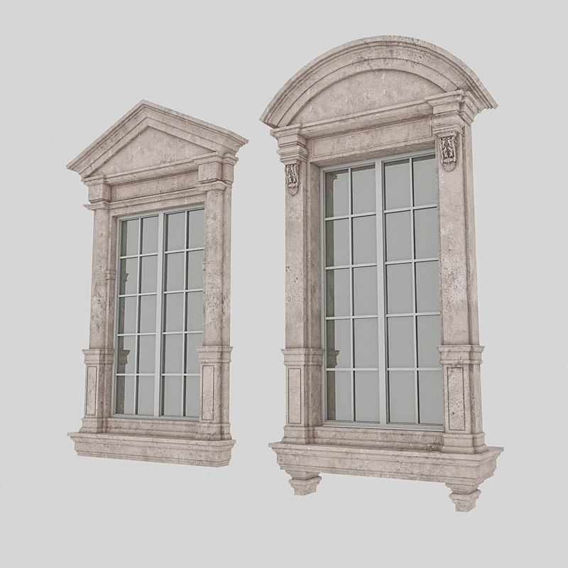 Classical windows model - TurboSquid 1445512