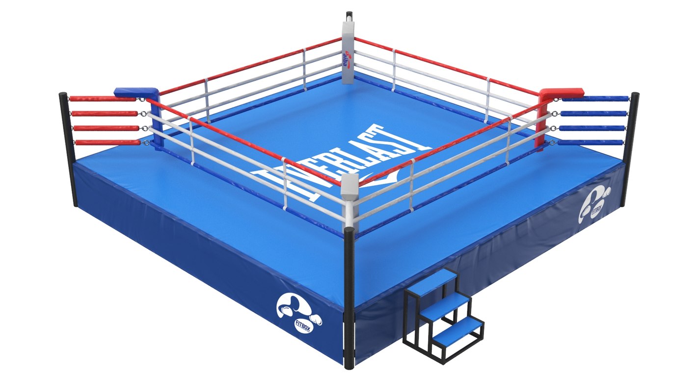 3D real boxing ring - TurboSquid 1445584