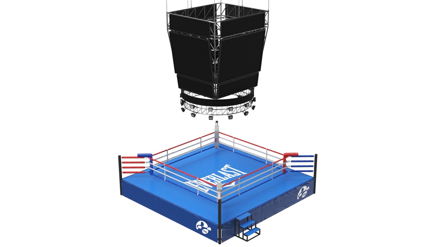 Real boxing ring 3D model - TurboSquid 1445604