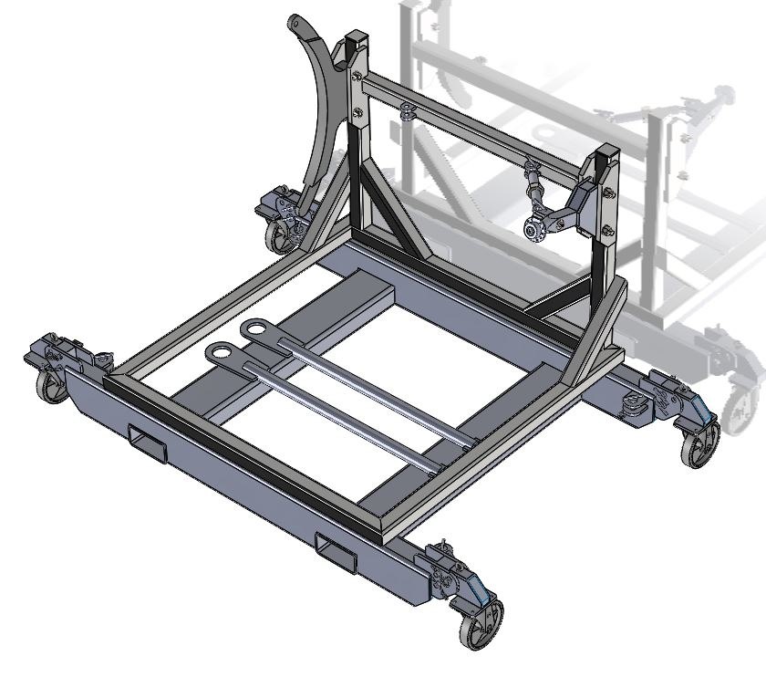 Jet engine stand 3D model - TurboSquid 1445649