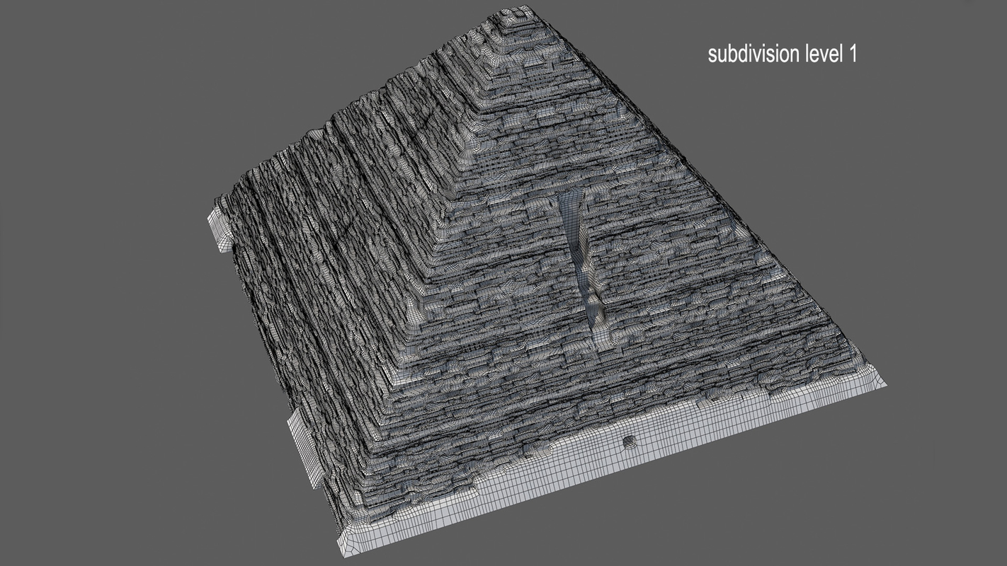 3D menkaure pyramid - TurboSquid 1445695
