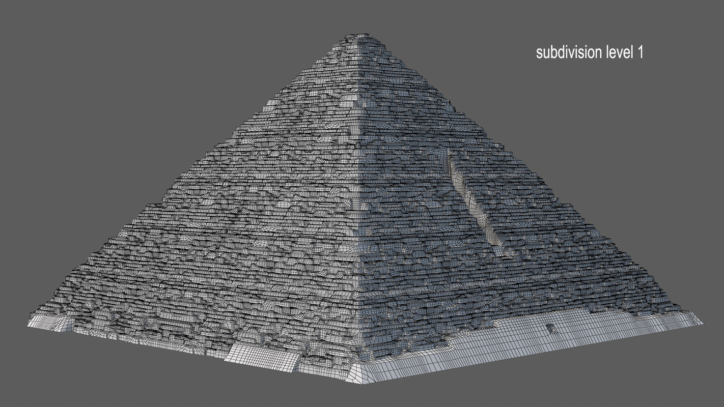 3D menkaure pyramid - TurboSquid 1445695