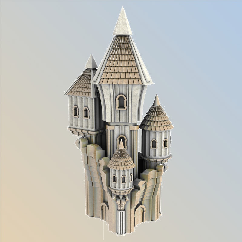 O castelo Modelo 3D - TurboSquid 1444842