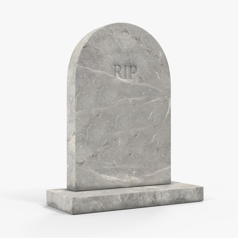 Marble gravestone 3D model - TurboSquid 1445892