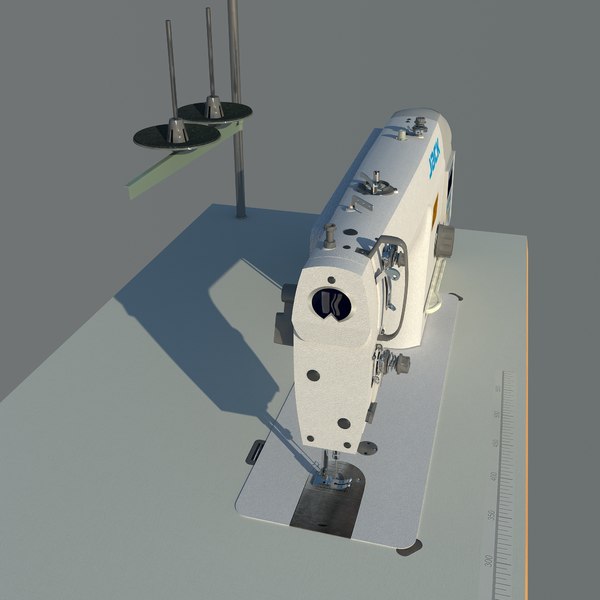 modelo 3d Máquina de coser industrial Jack JK-Shirley IIE - TurboSquid ...