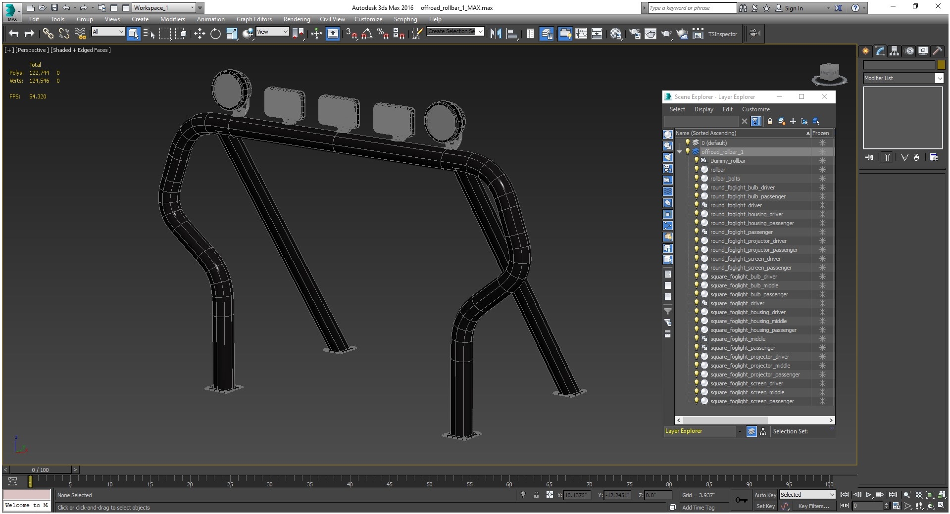 Road roll bar 1 3D model - TurboSquid 1446141