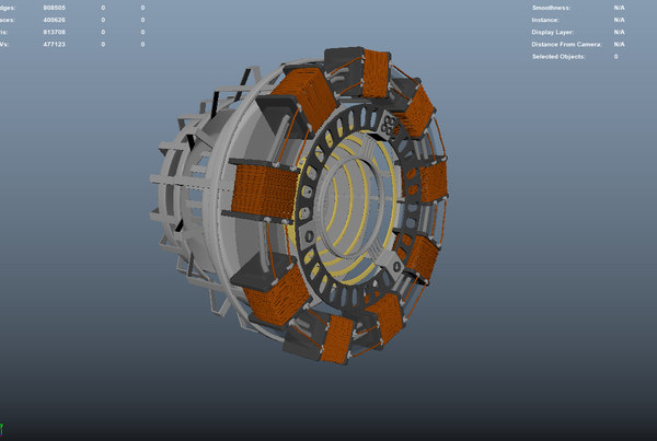 3D arc reactor modeled model - TurboSquid 1446172