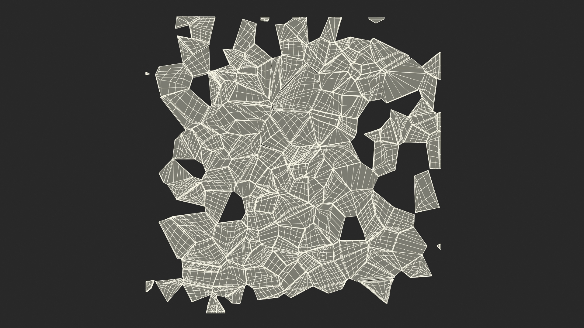 Splitted shattered glass 3D model - TurboSquid 1446433