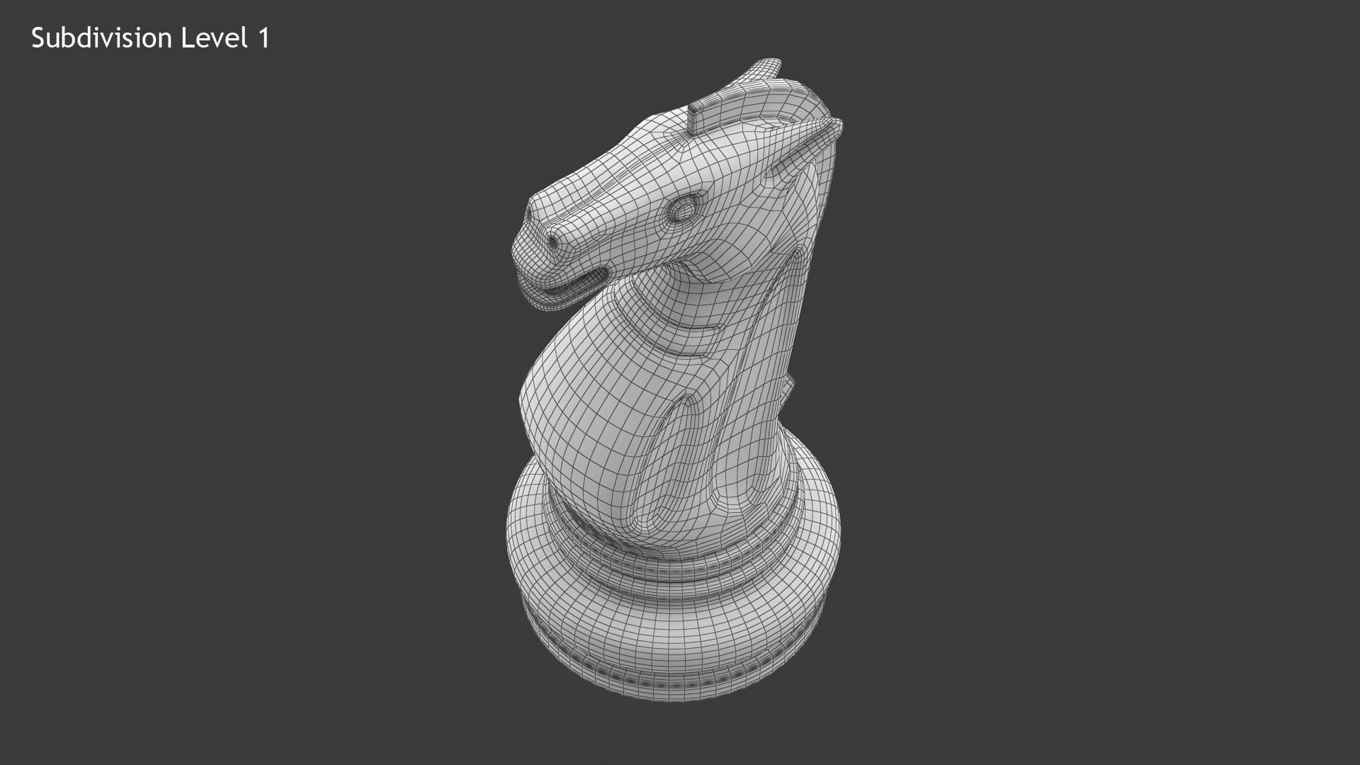 3D chess knight - TurboSquid 1446491