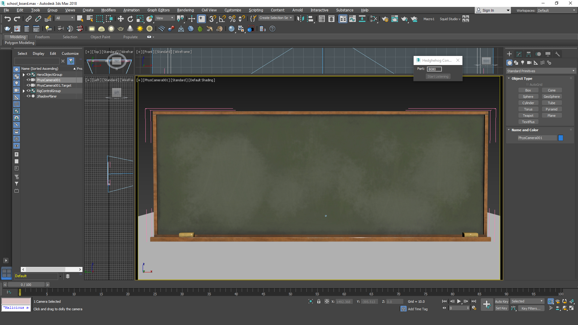 3D model classroom board - TurboSquid 1446458