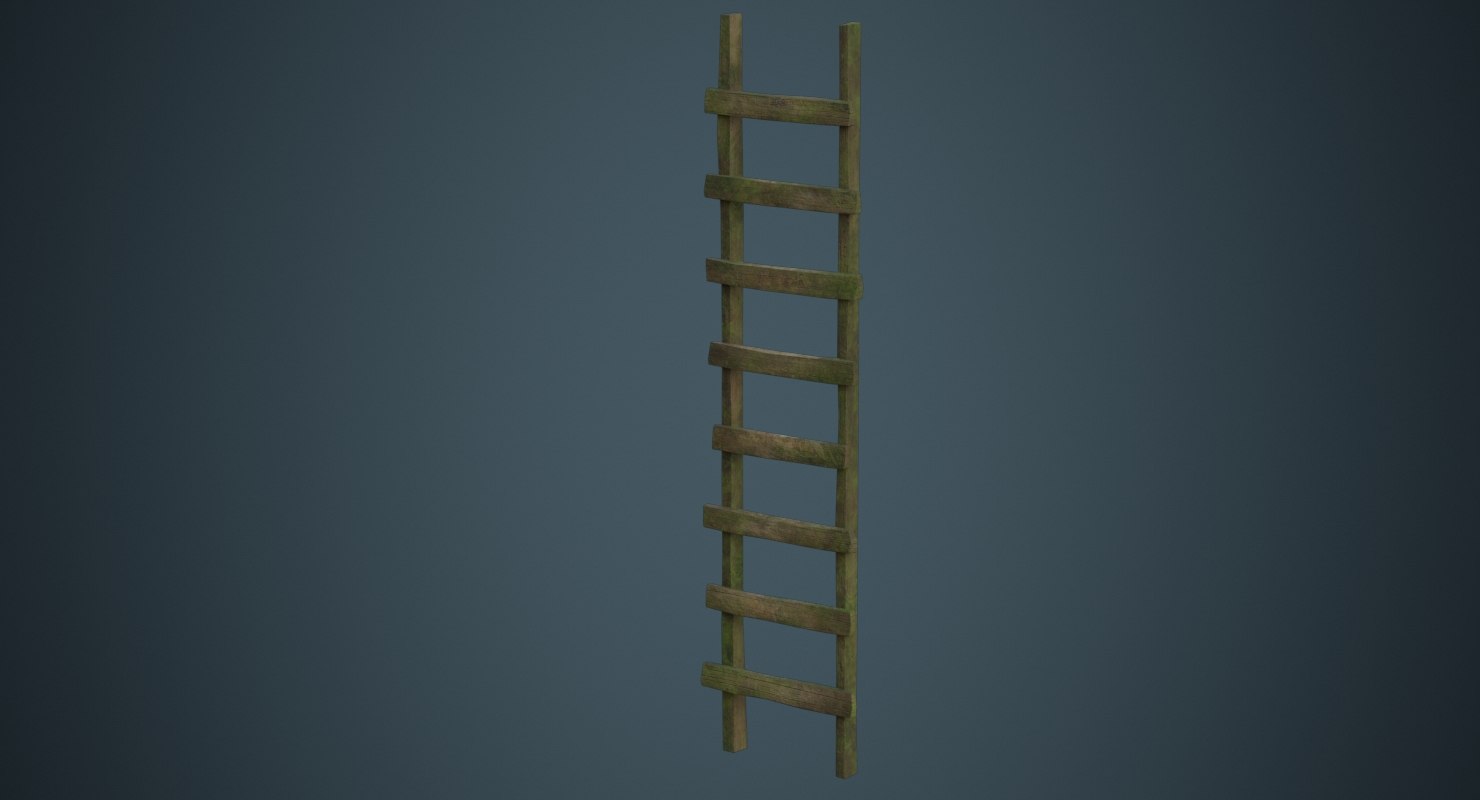 Ladder 2b 3D model - TurboSquid 1446534