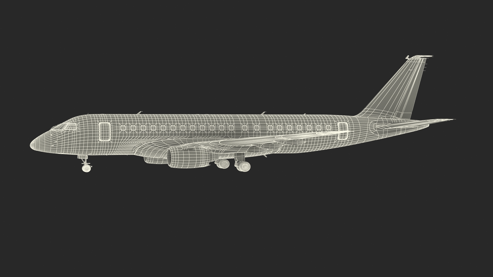 Embraer e-jet e175-e2 jet 3D - TurboSquid 1446637