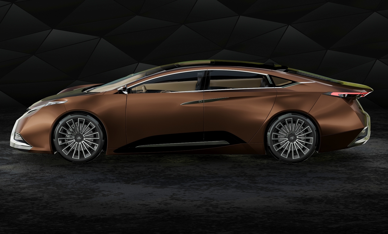 Futuristic sedan 3D - TurboSquid 1446687