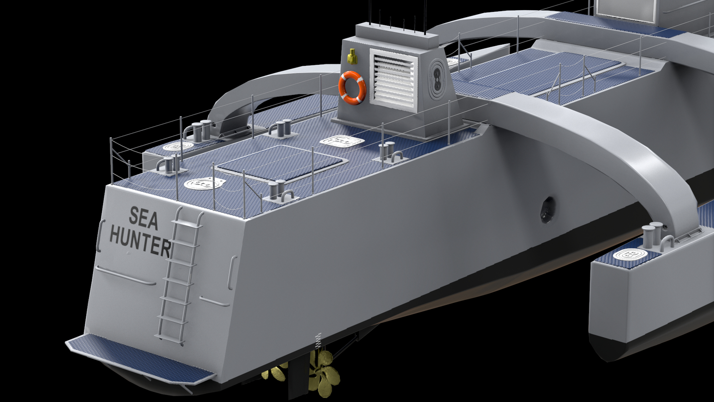 Sea hunter usv vehicle model - TurboSquid 1446712