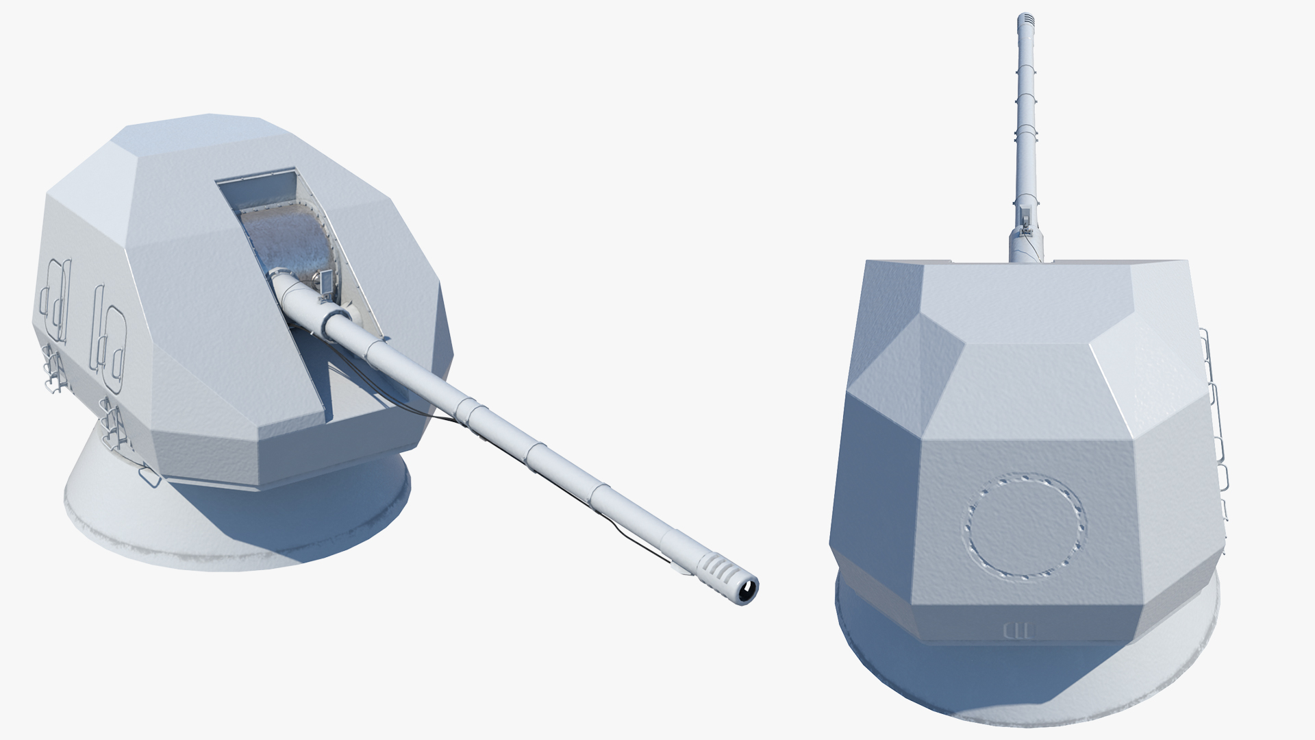 A192m 130 mm naval gun 3D model - TurboSquid 1446805