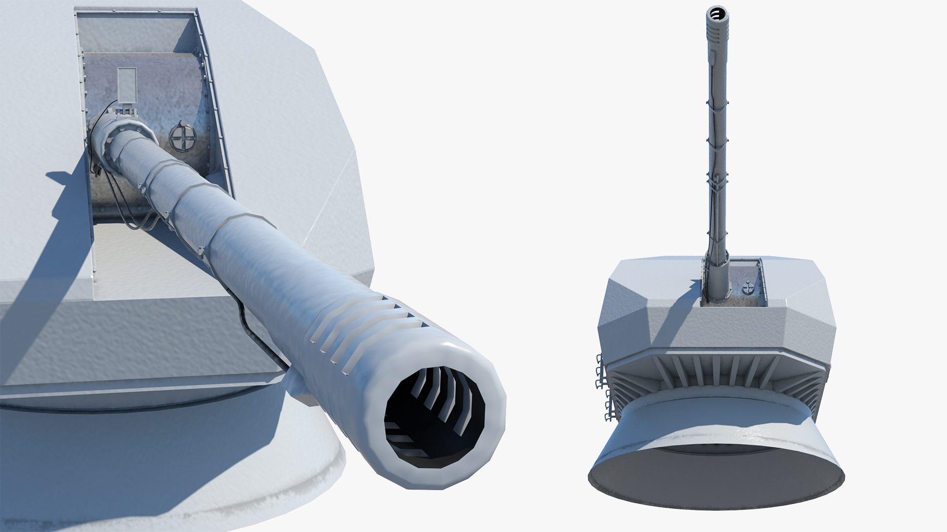 A192m 130 mm naval gun 3D model - TurboSquid 1446805