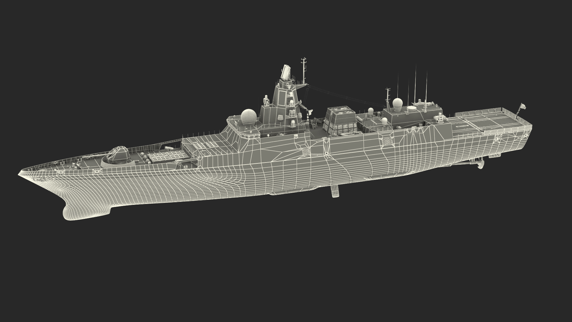 3D russian frigate admiral gorshkov - TurboSquid 1446956