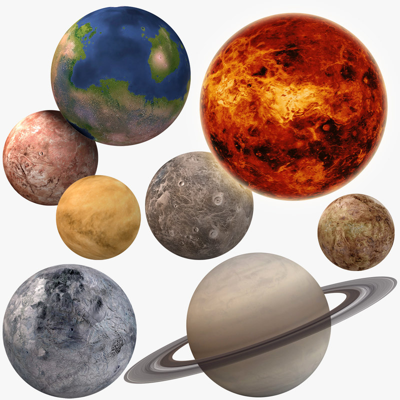 Fictional planet model - TurboSquid 1446813