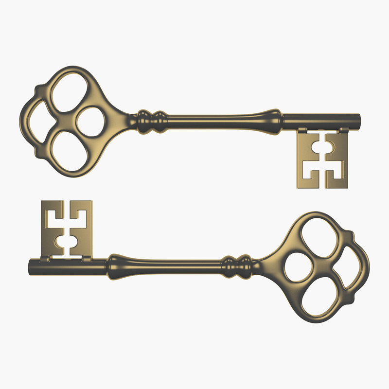 3D steampunk key victorian style - TurboSquid 1446859