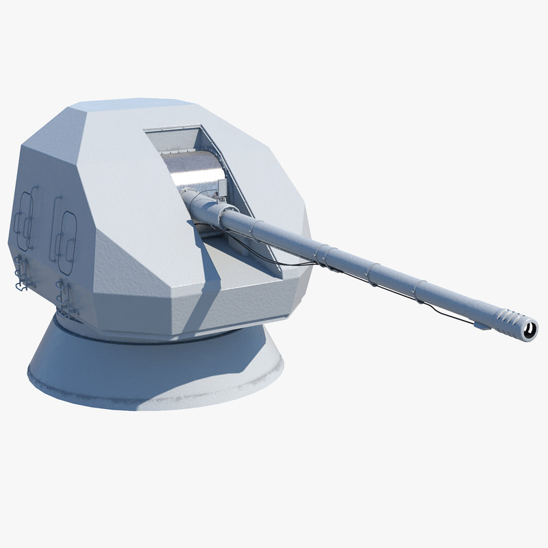 A192m 130 mm naval gun 3D model - TurboSquid 1446805