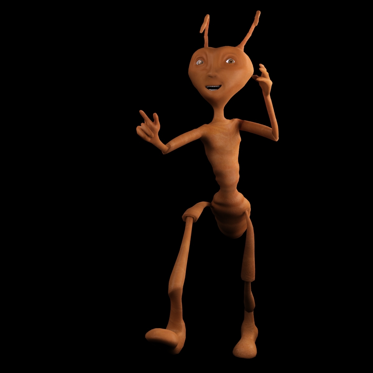 Free 3D ant character cartoon model - TurboSquid 1446936