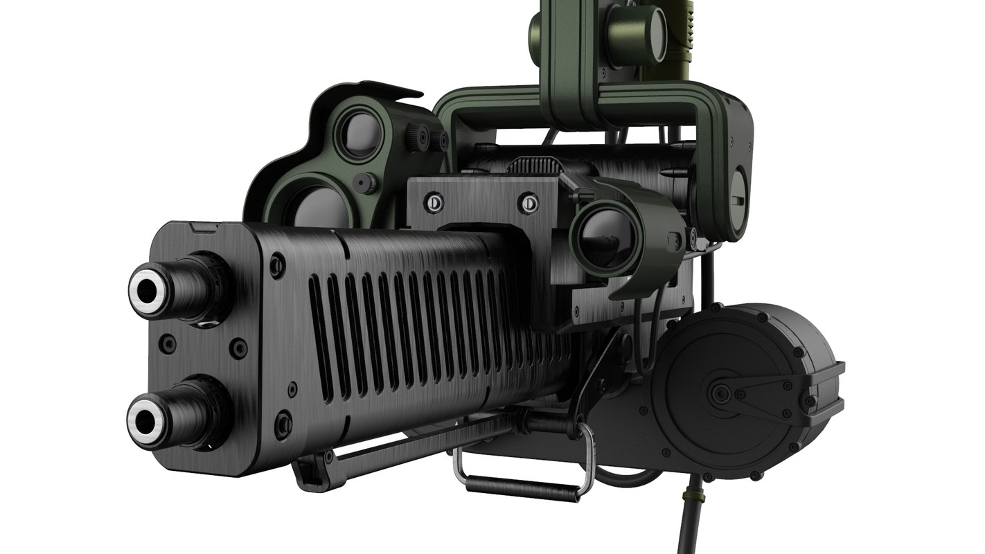 3D model sci-fi security turret - TurboSquid 1447012