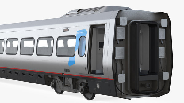 3D amtrak acela express train model - TurboSquid 1447336