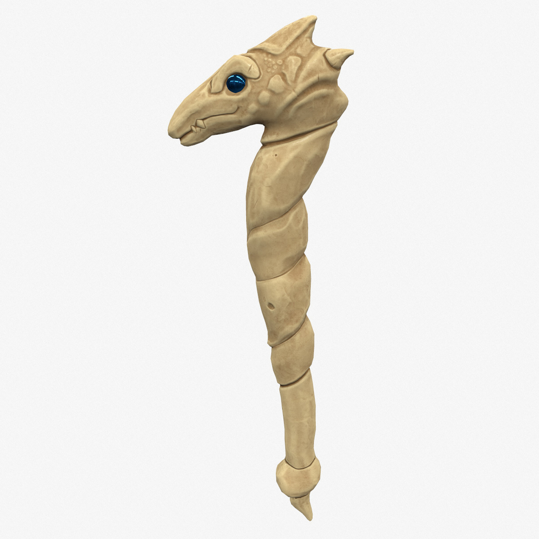 Dragon staff pbr 3D model - TurboSquid 1447244