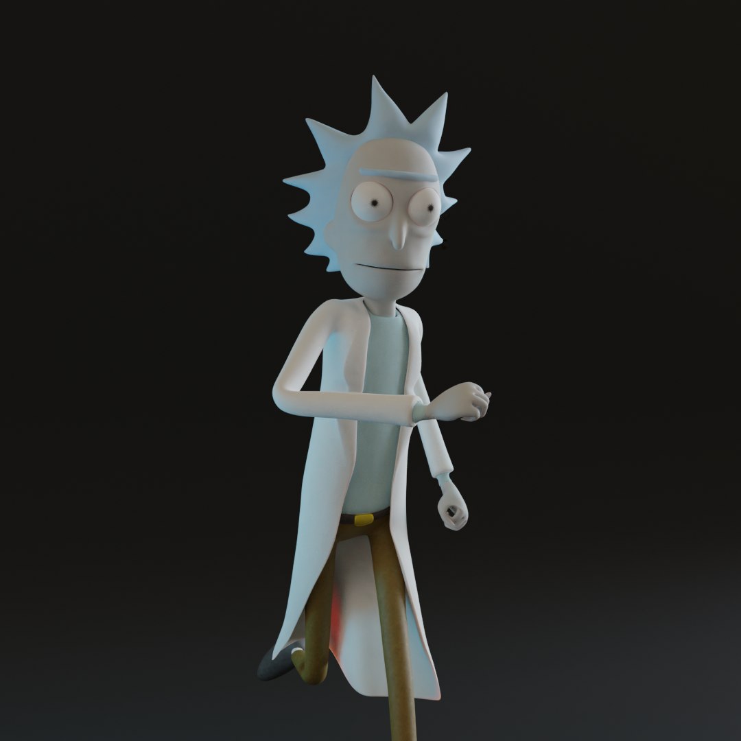 Rick sanchez 3D model - TurboSquid 1446725