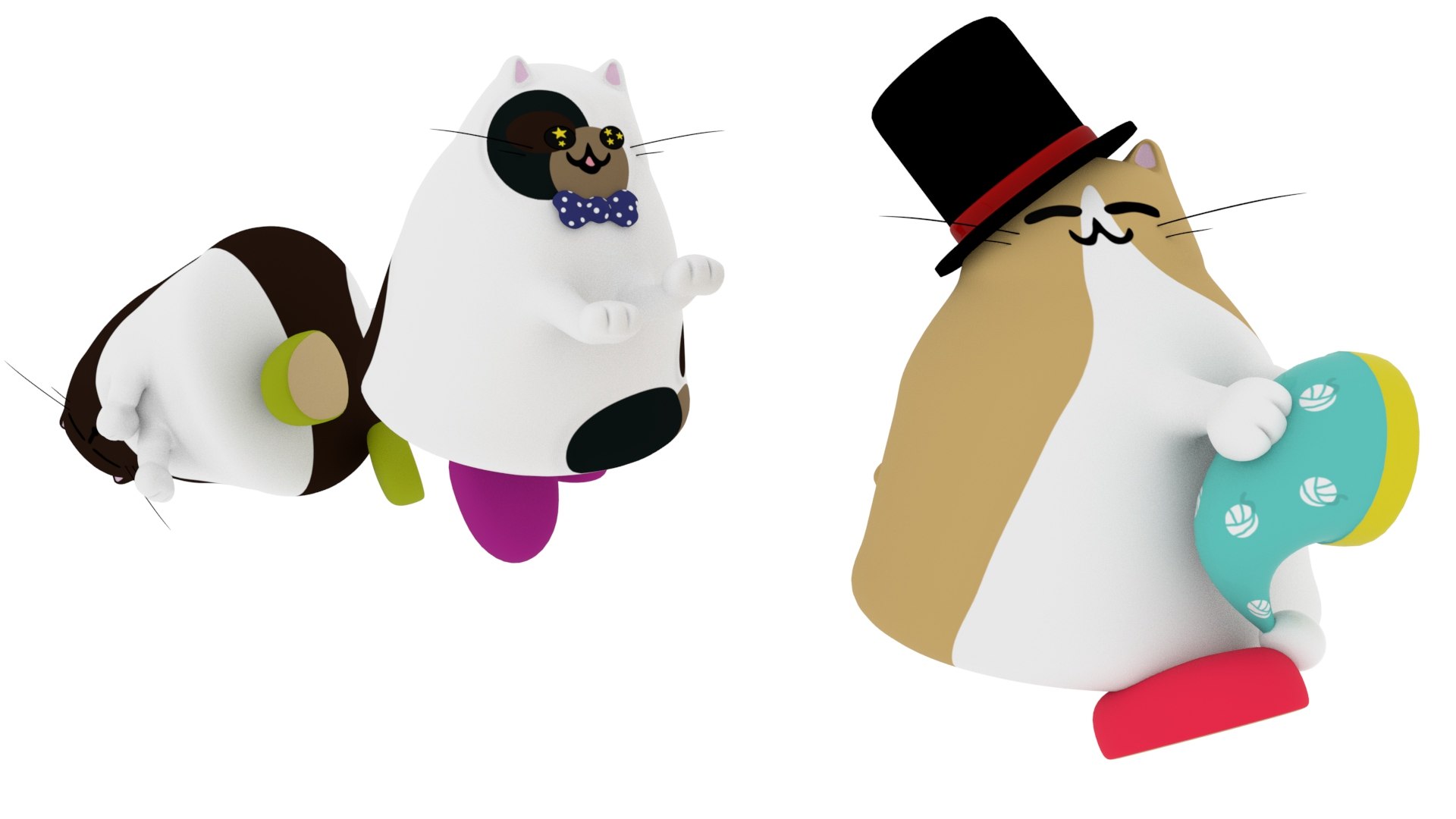 M meow 3D model - TurboSquid 1447209