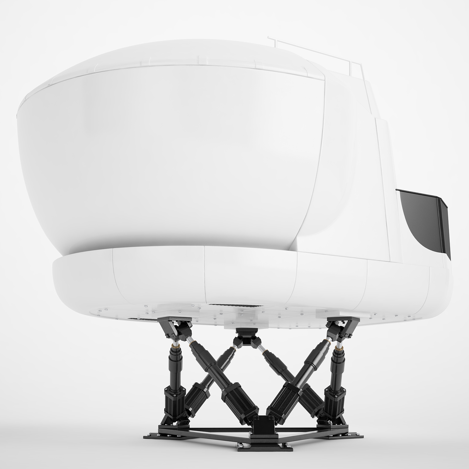 Airplane simulator machine 3D model - TurboSquid 1447250