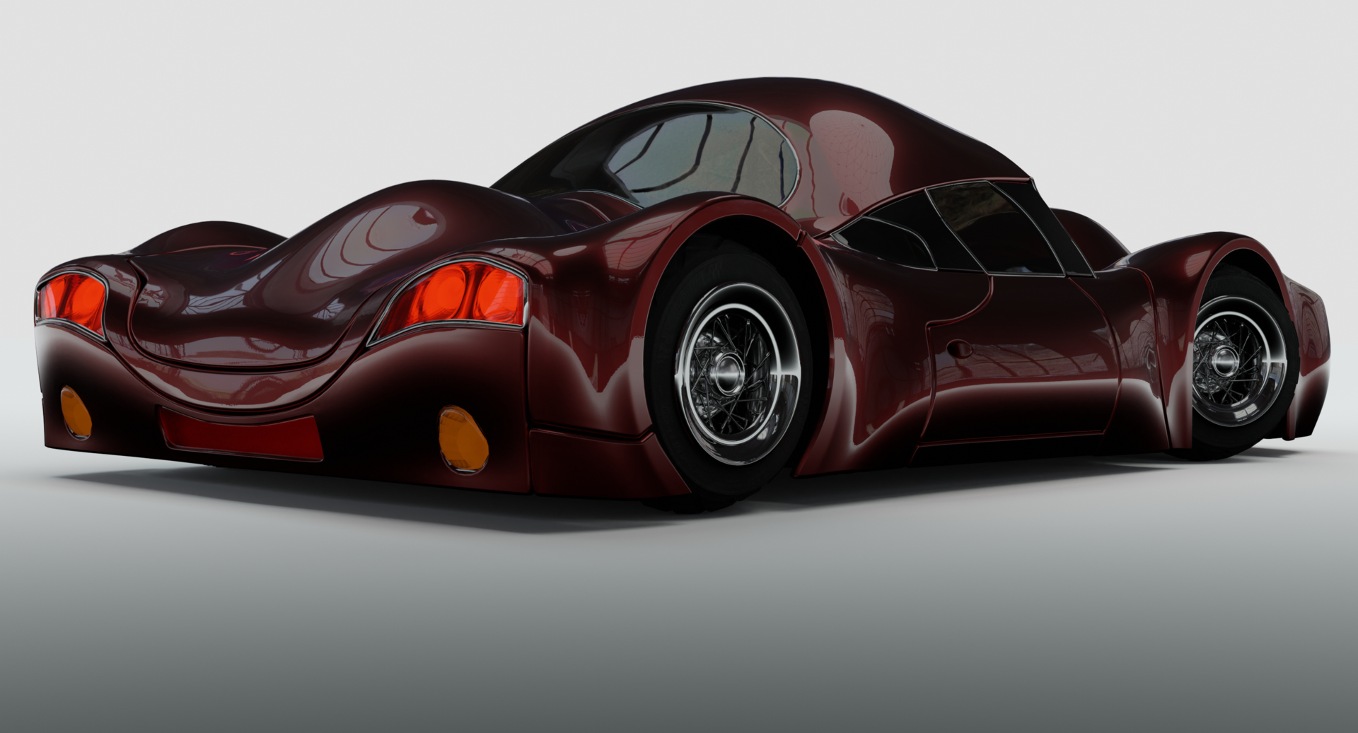 Concept car cartoon style 3D model - TurboSquid 1447525