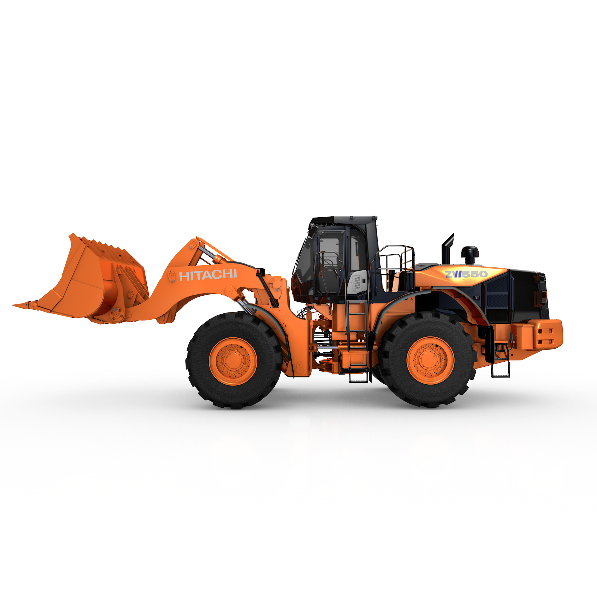 Hitachi zw550 wheel loader 3D model - TurboSquid 1447519