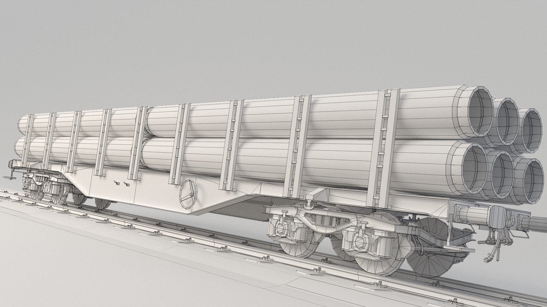 Train pipes 3D - TurboSquid 1524037