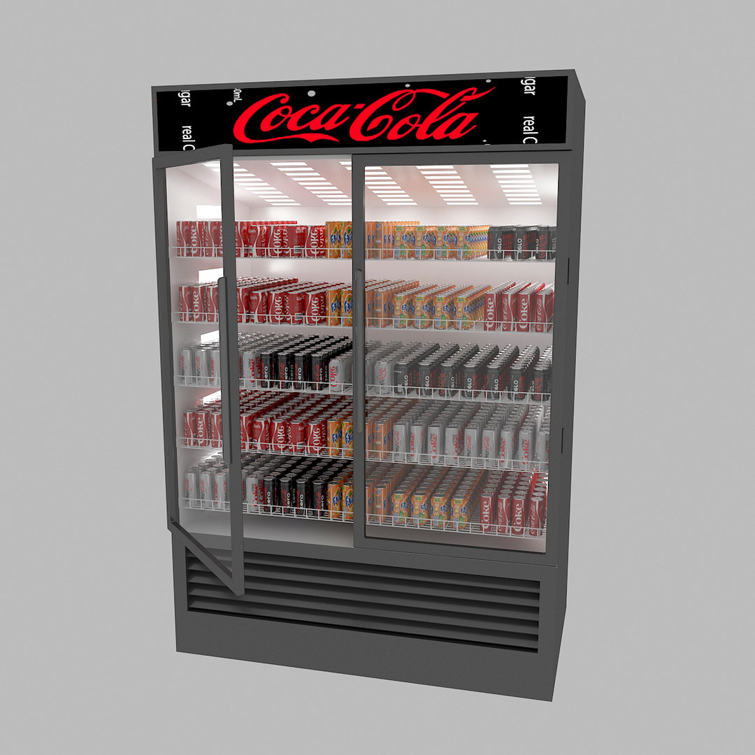 Refrigerator market 3D model - TurboSquid 1447703
