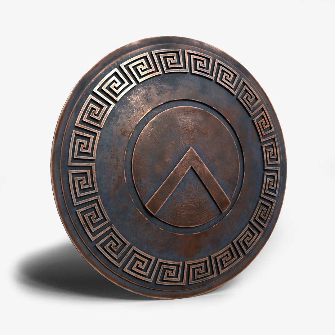 3D shield spartan - TurboSquid 1444243