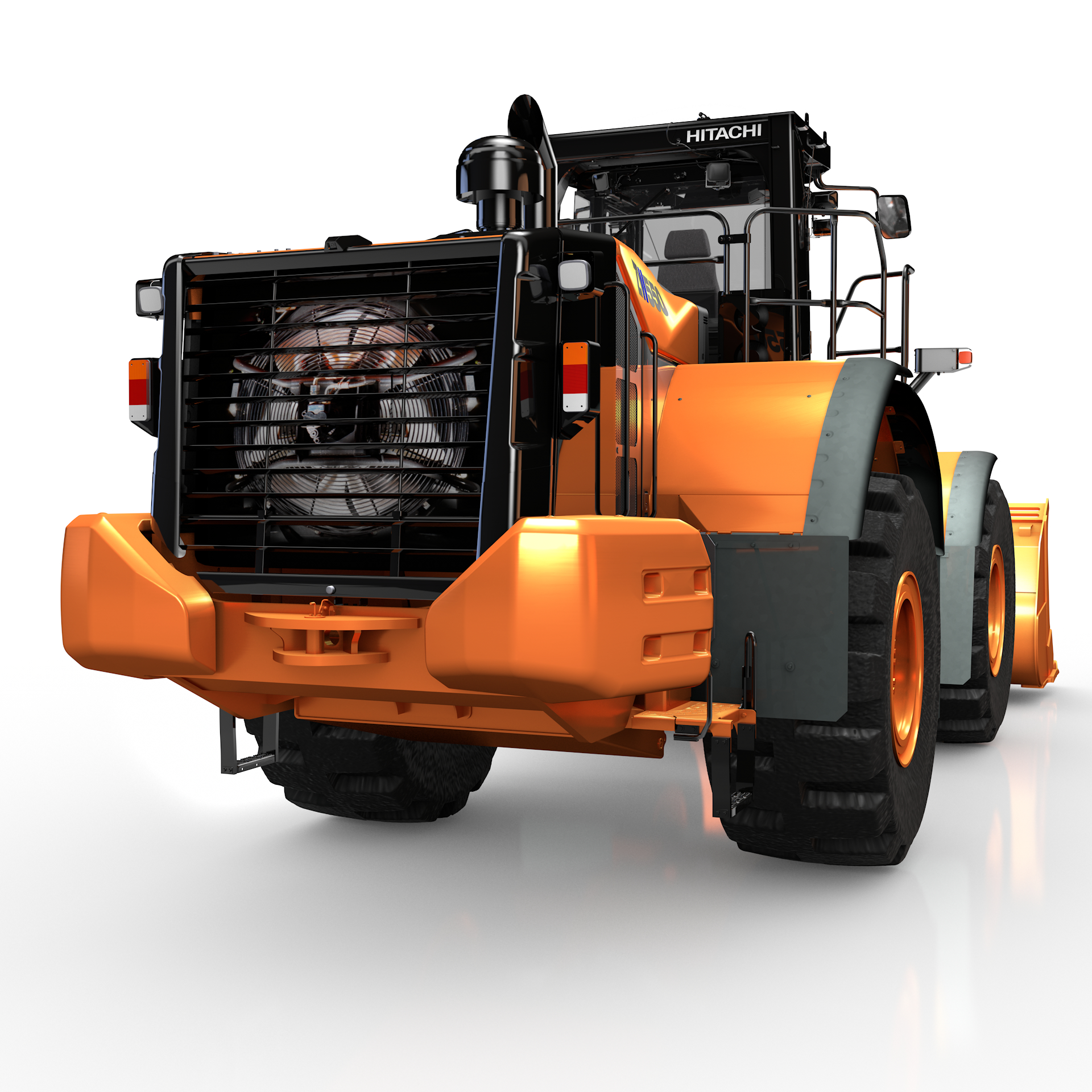Hitachi zw550 wheel loader 3D model - TurboSquid 1447519