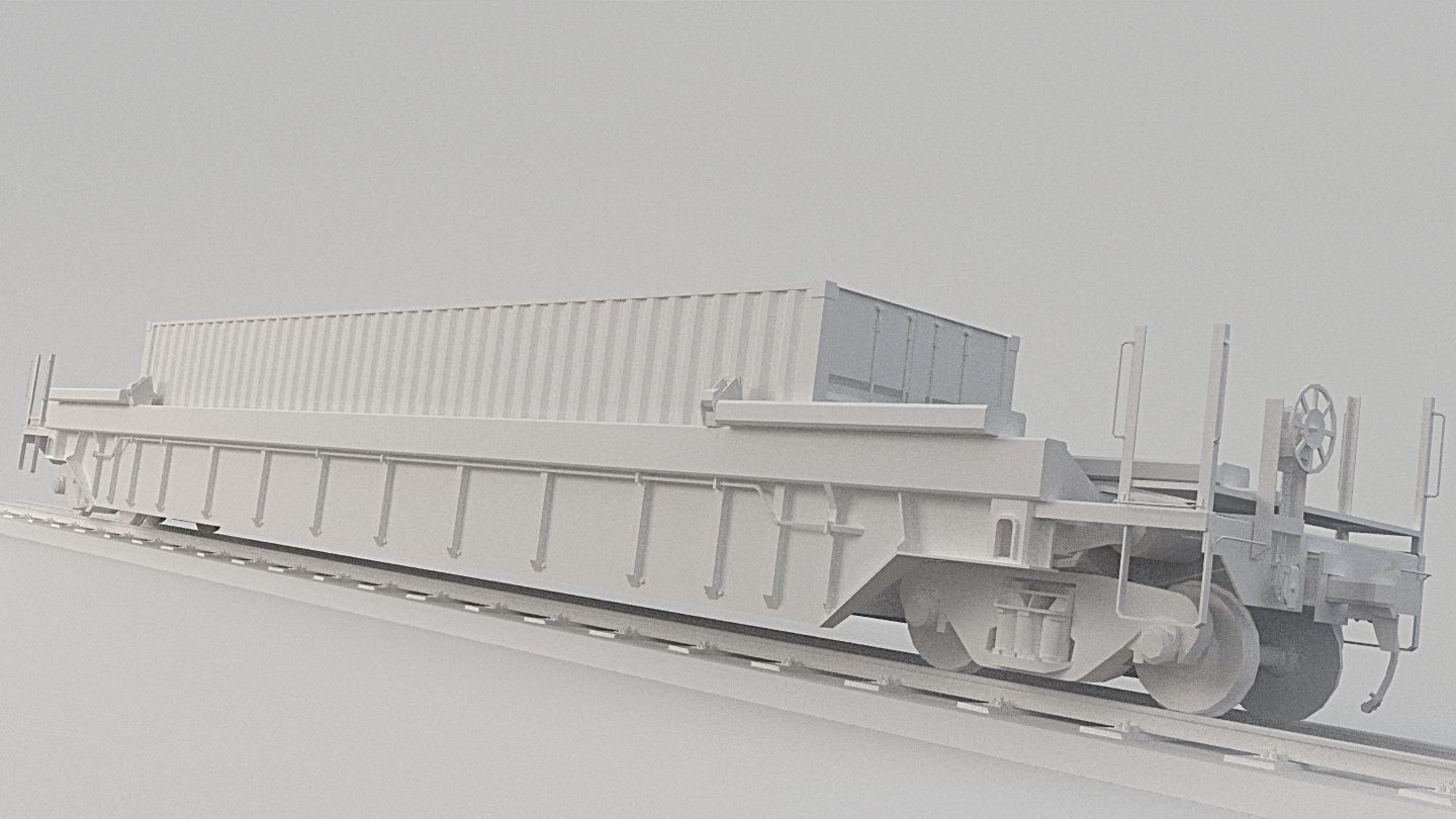 3D container train dttx - TurboSquid 1527224