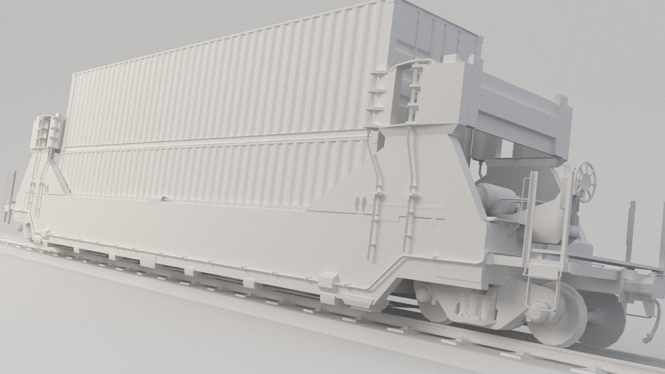 3D model train container - TurboSquid 1527227