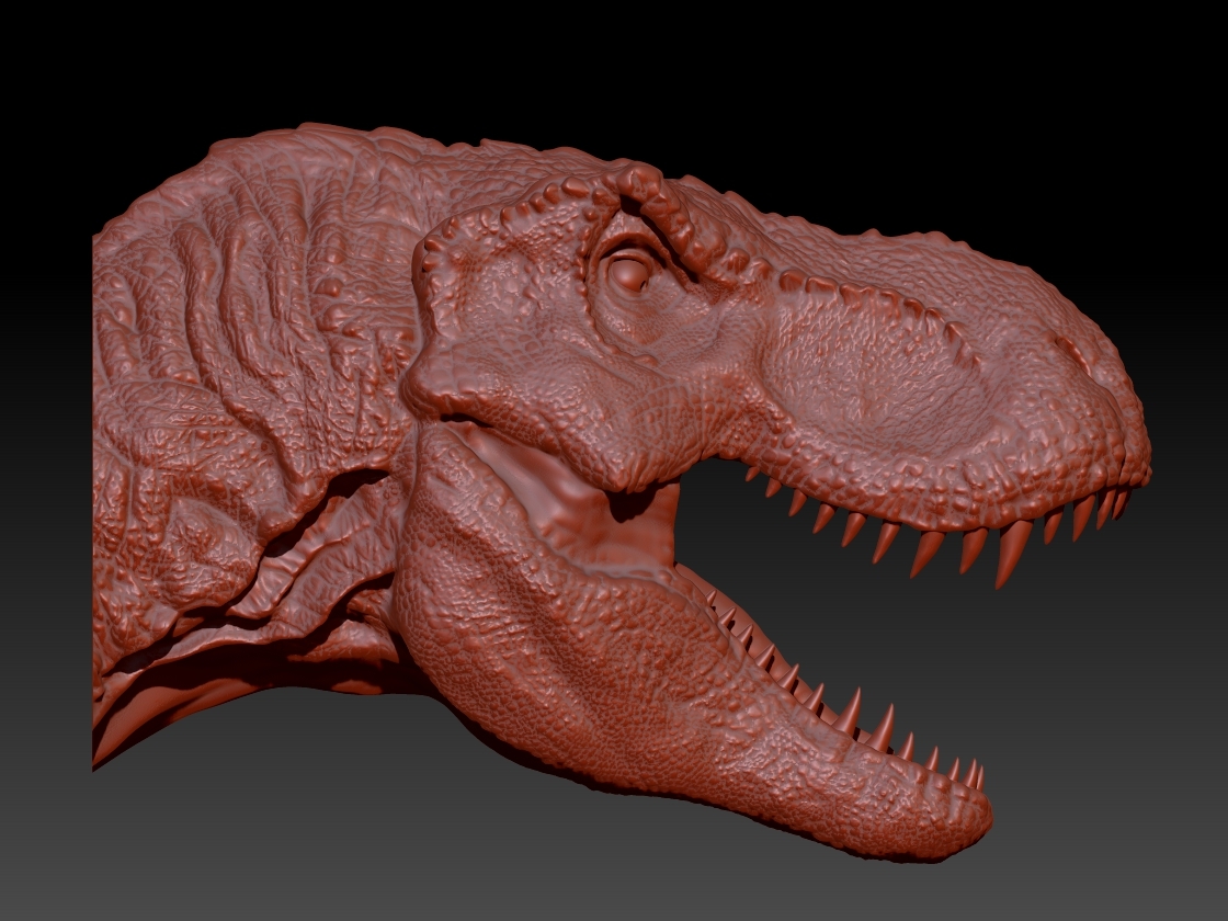 Tiranossauro Rex, cabeça para impressão 3D Modelo 3D - TurboSquid 1444457