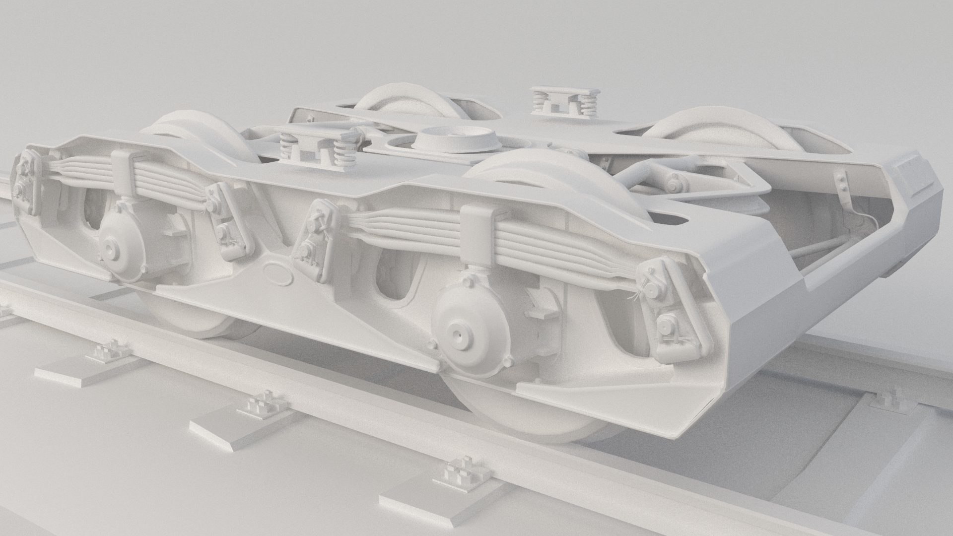 Train bogie 3D - TurboSquid 1524174