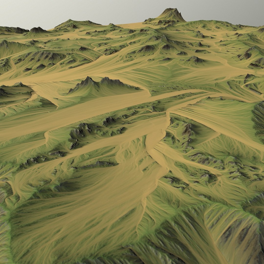 3D land landscape scape - TurboSquid 1448000