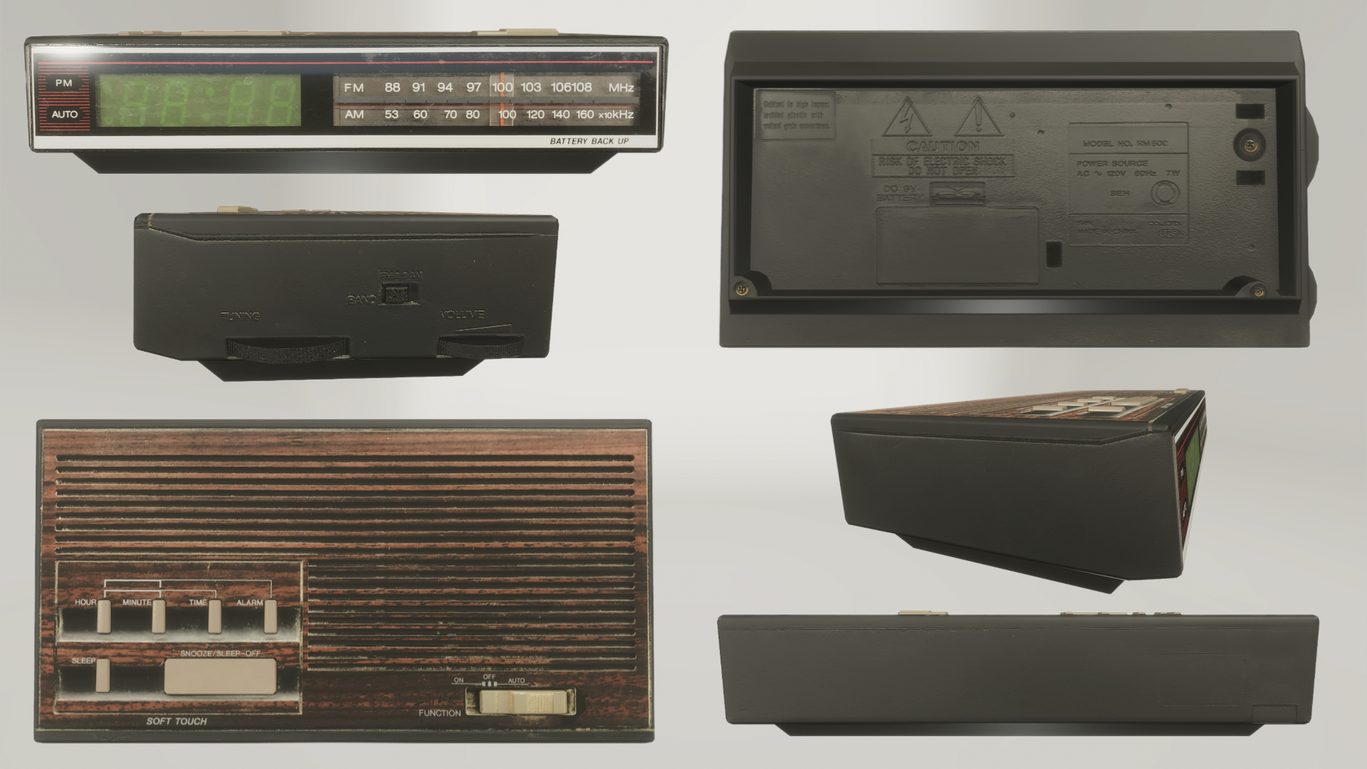 3D ready retro alarm model - TurboSquid 1448113