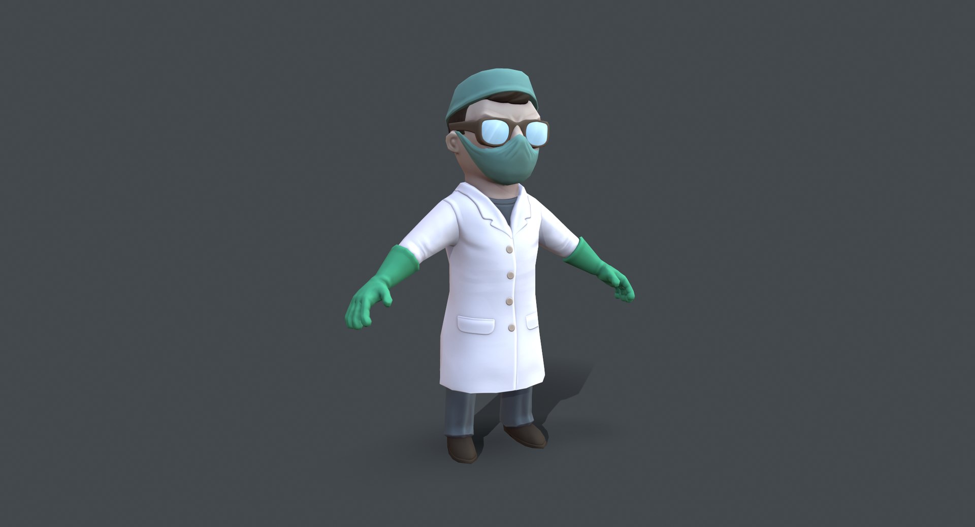 Ready cartoon scientist electric 3D - TurboSquid 1448208