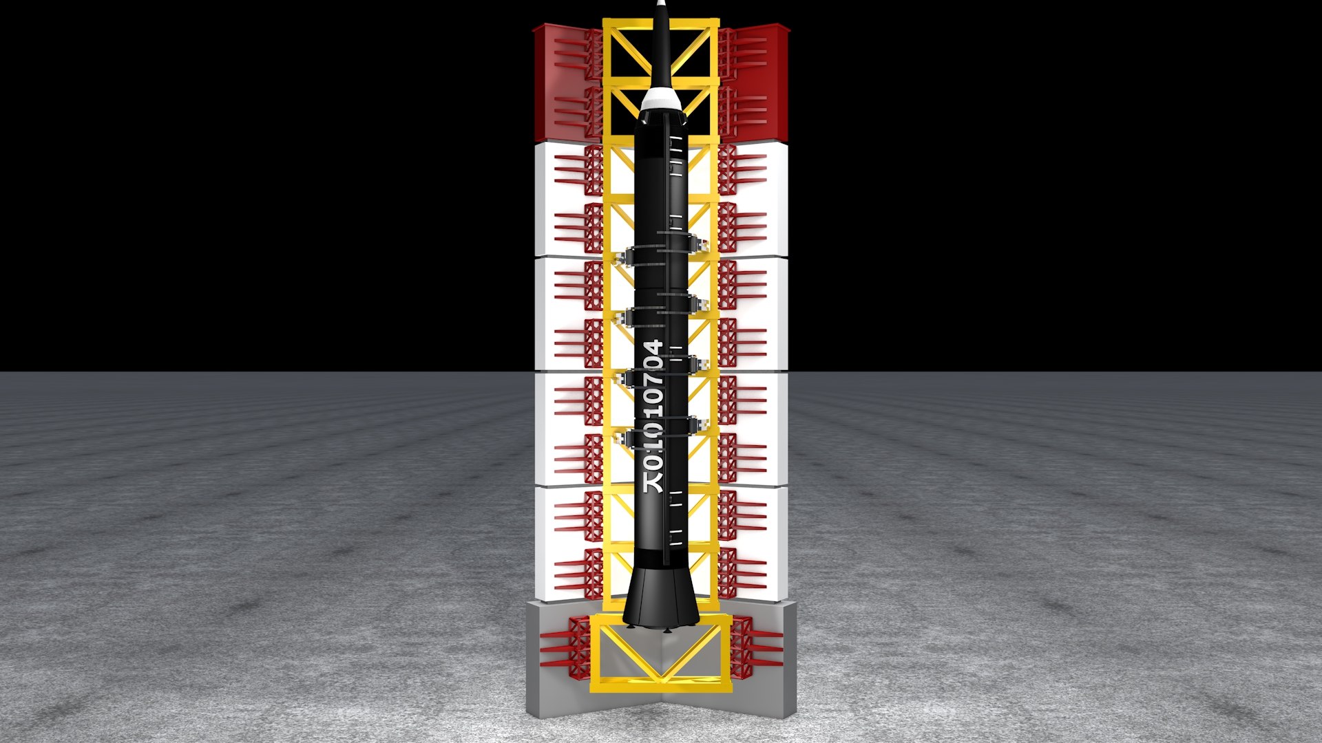 3D rocket stand - TurboSquid 1448311
