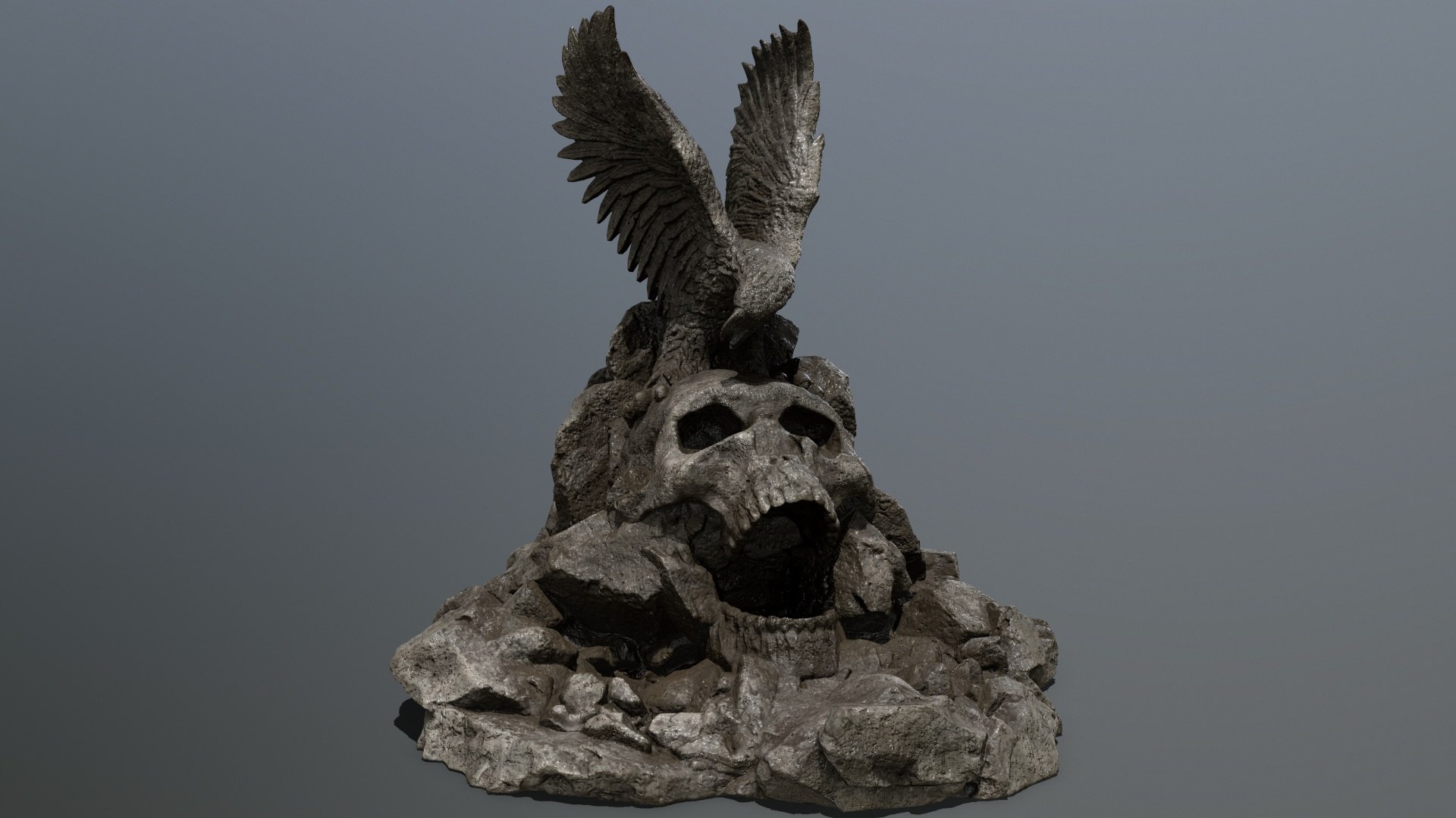 3D skull gate - TurboSquid 1448893