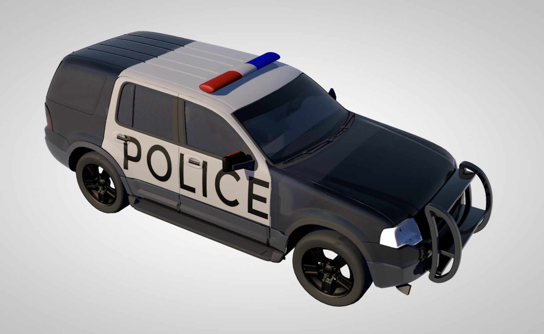 Police car 3D model - TurboSquid 1449126