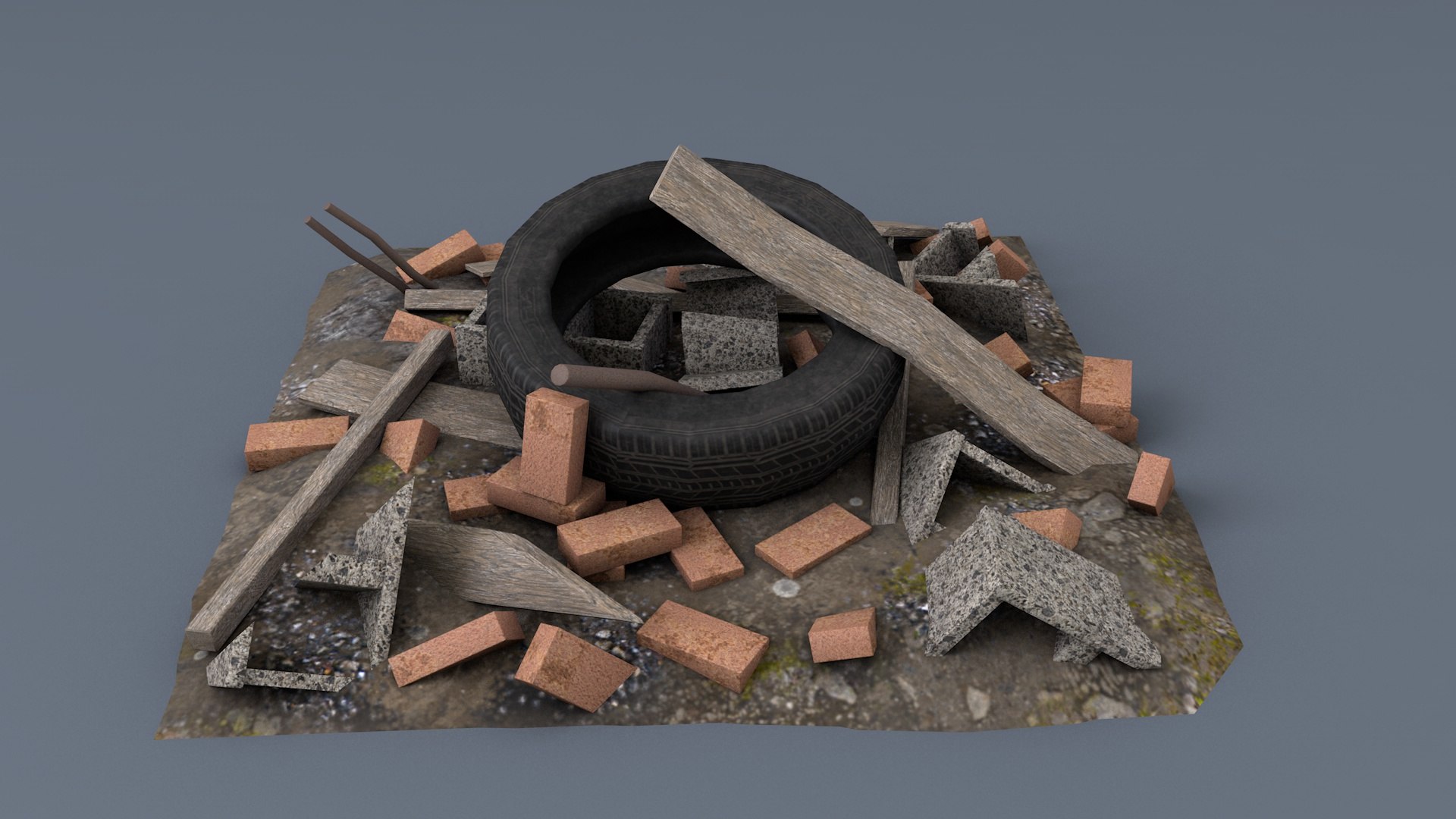 3D model scrap asset - TurboSquid 1449149